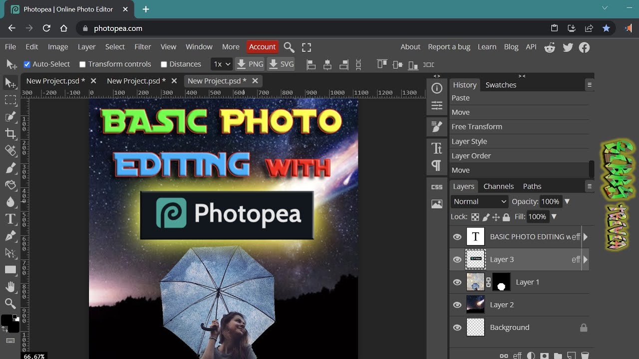 Basic Editing Tips with PhotoPea | Selection, Masking, Healing ...