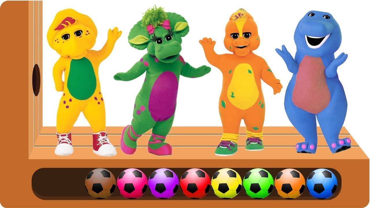 Colors For Children To Learn with Colors Barney & Friends - Colours For ...