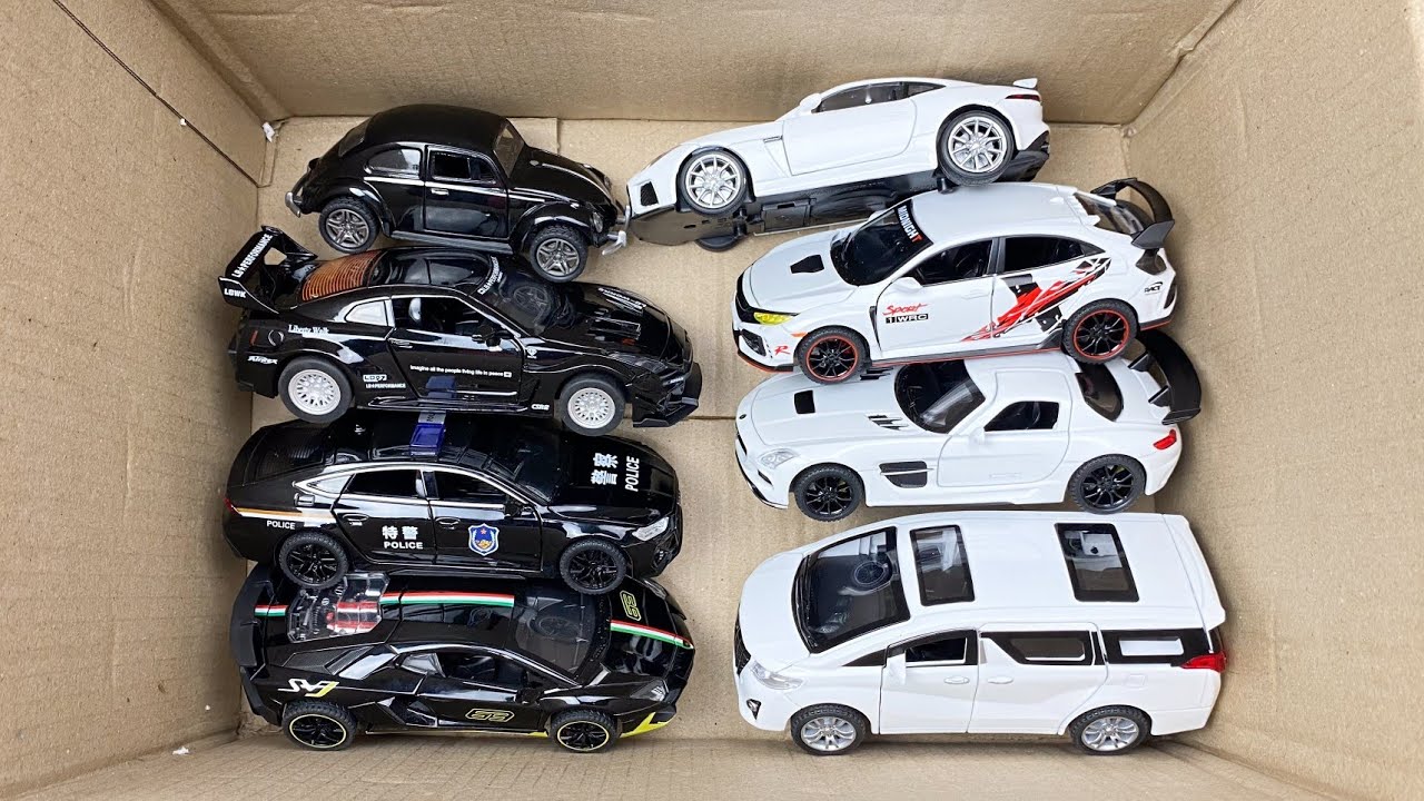 Box Full of Model Cars -Mazda Mx5, Koenigesgg Jesko, Lamborghini Scv12 ...