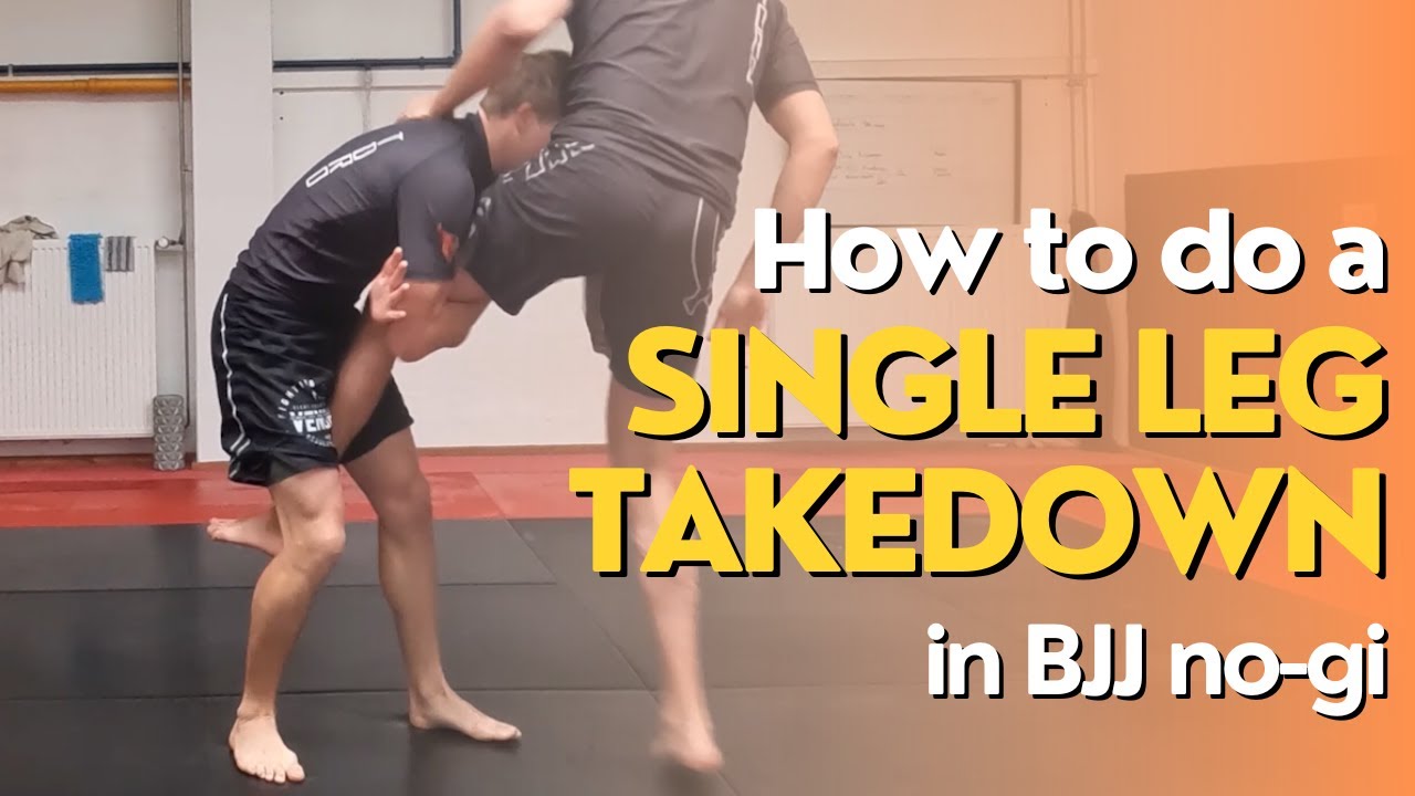How To Do A Single Leg Takedown (Run The Pipe Finish) - YouTube