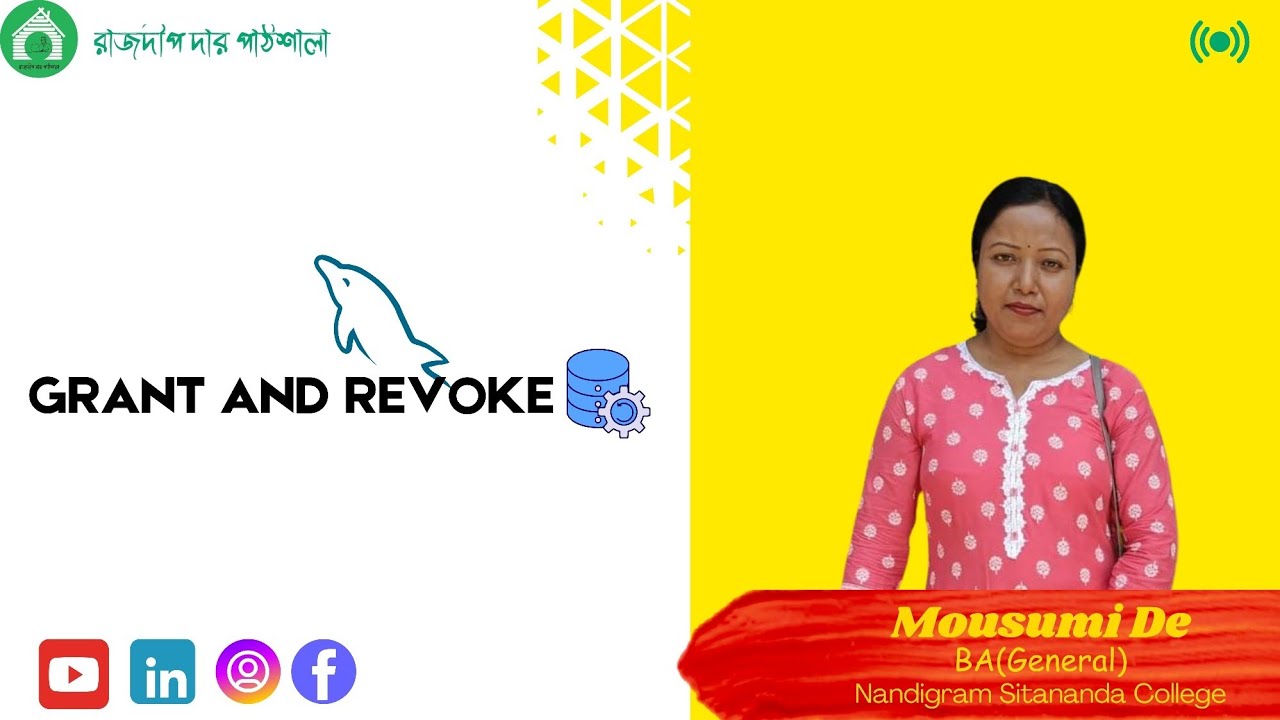 GRANT AND REVOKE | FULL EXPLANATION BY MOUSUMI DE - YouTube