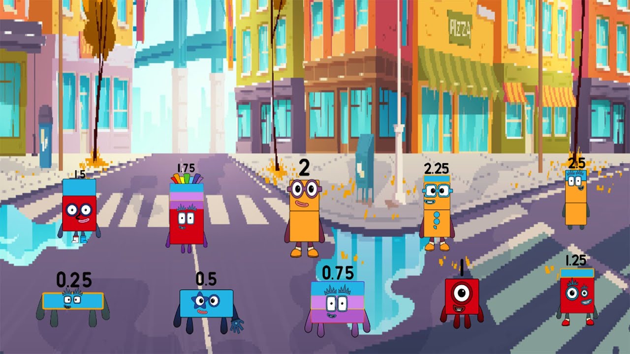 Numberblocks full season Numberblocks Band Fourths Band Version with ...