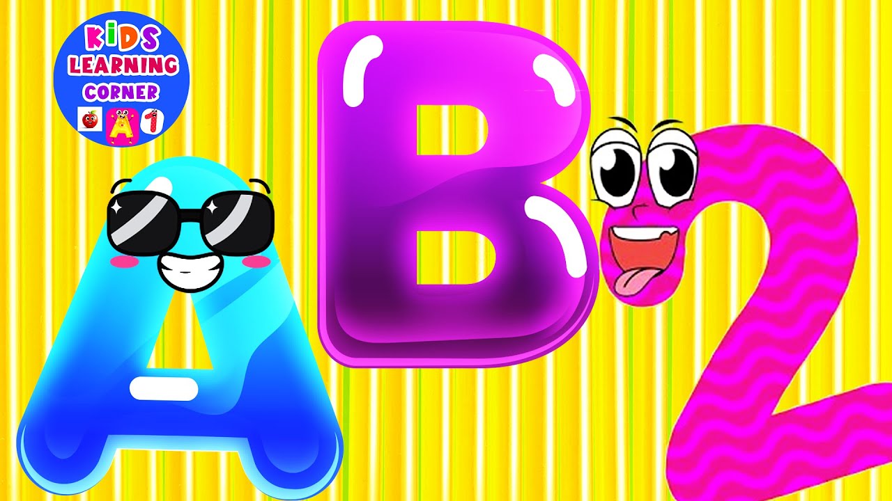 ABC &123 Learning For Toddlers | ABC and Numbers For Preschool | ABC ...