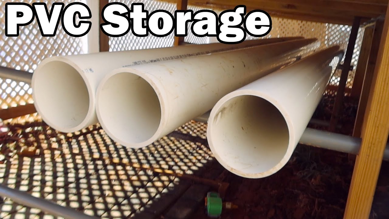 PVC Storage Rack x2 - YouTube