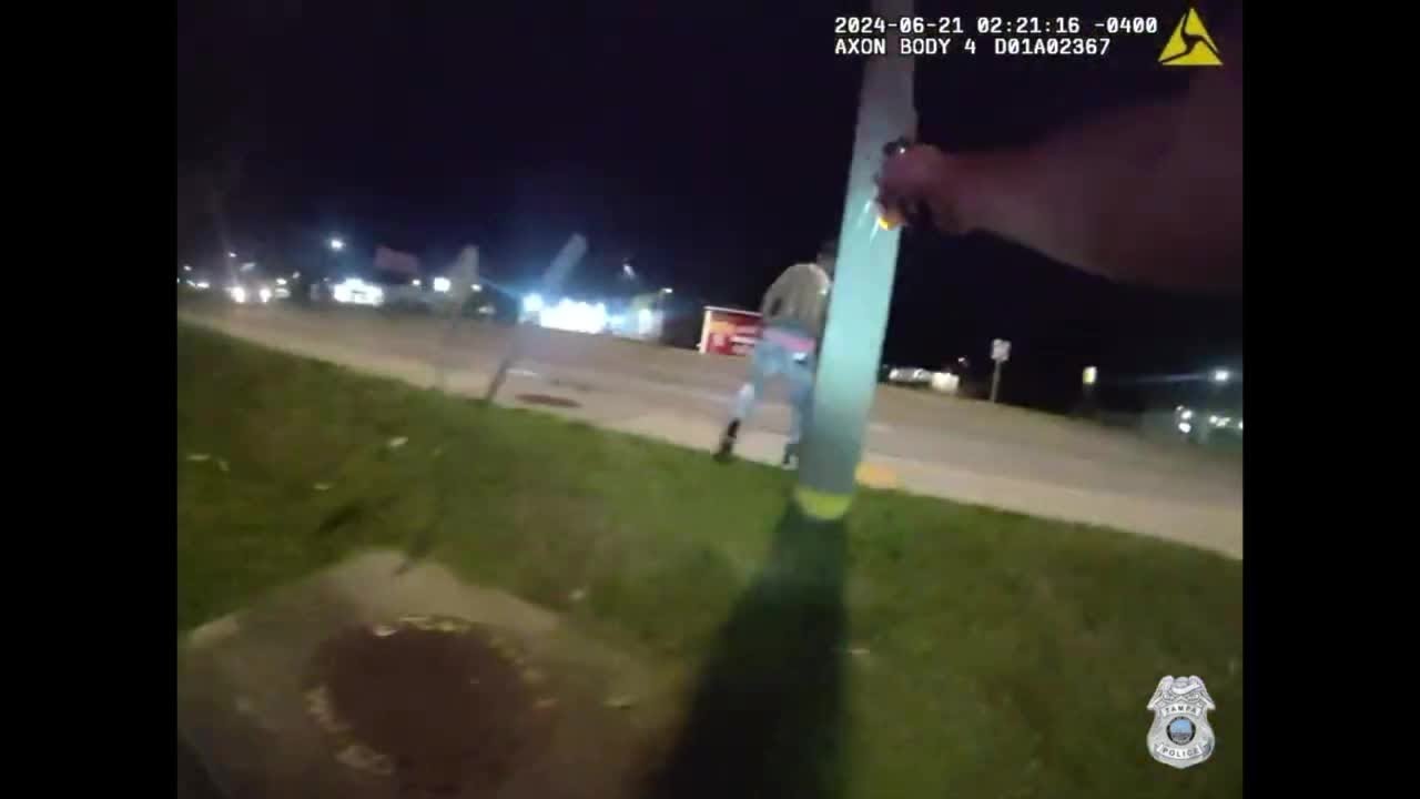 BODYCAM: Suspect fatally hit by car during assault investigation - YouTube