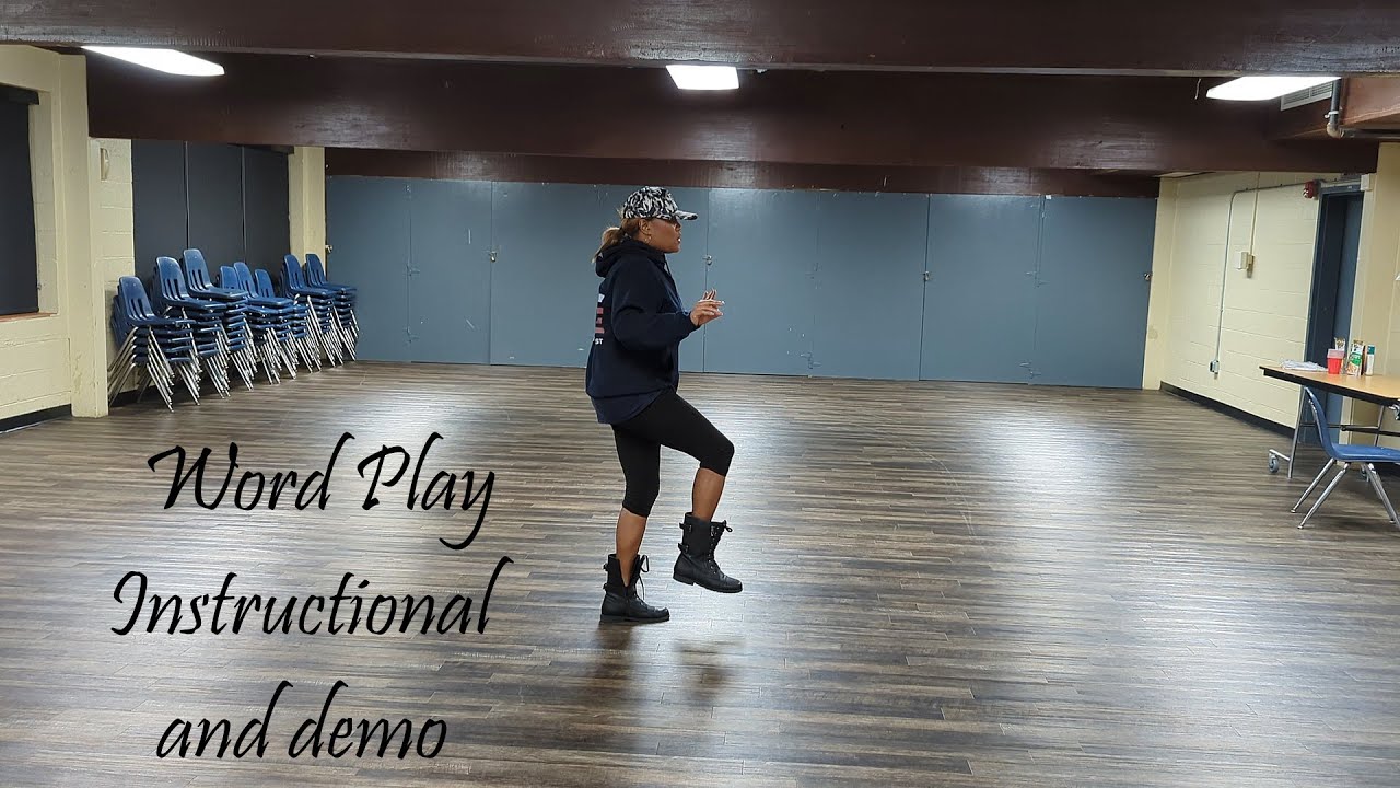 Word Play Line Dance Instructional And Demo - YouTube