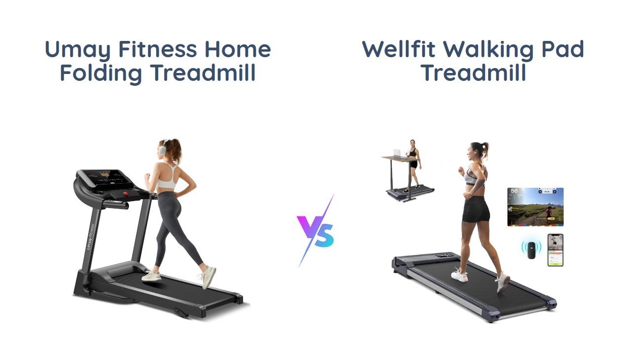 UMAY Fitness Home Folding Treadmill vs Walking Pad Treadmill 🏋️‍♂️🏃‍♀️ ...