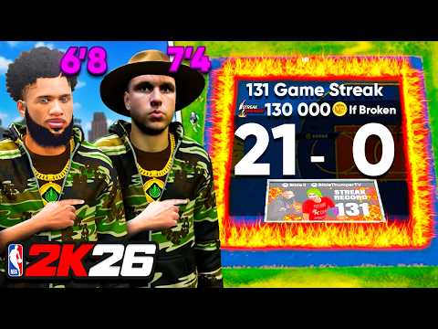 Ich war mit dem KAPUTTGEGANGENSTEN BUILD in NBA 2K26 auf SIEGSTREAK-JAGD