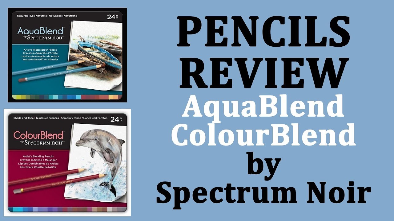 Pencils review: AquaBlend and ColourBlend - YouTube