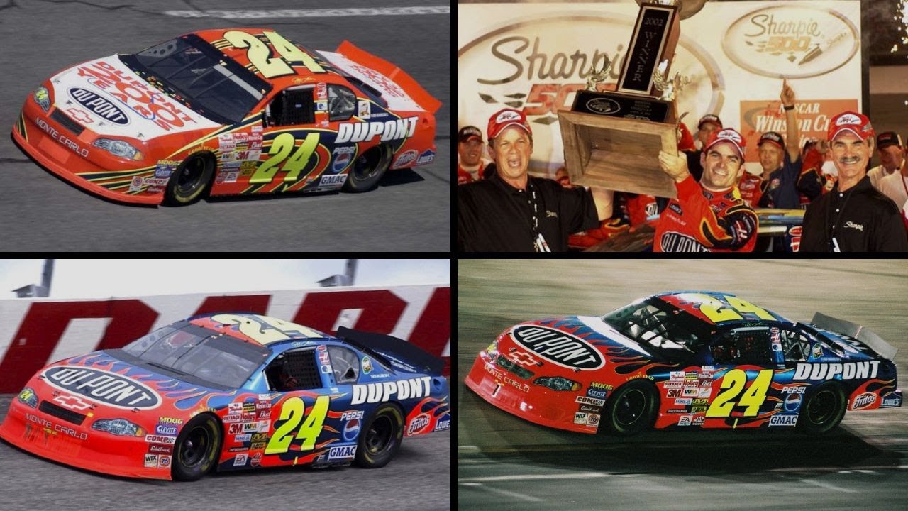 Jeff Gordon Wins in 2002 - YouTube