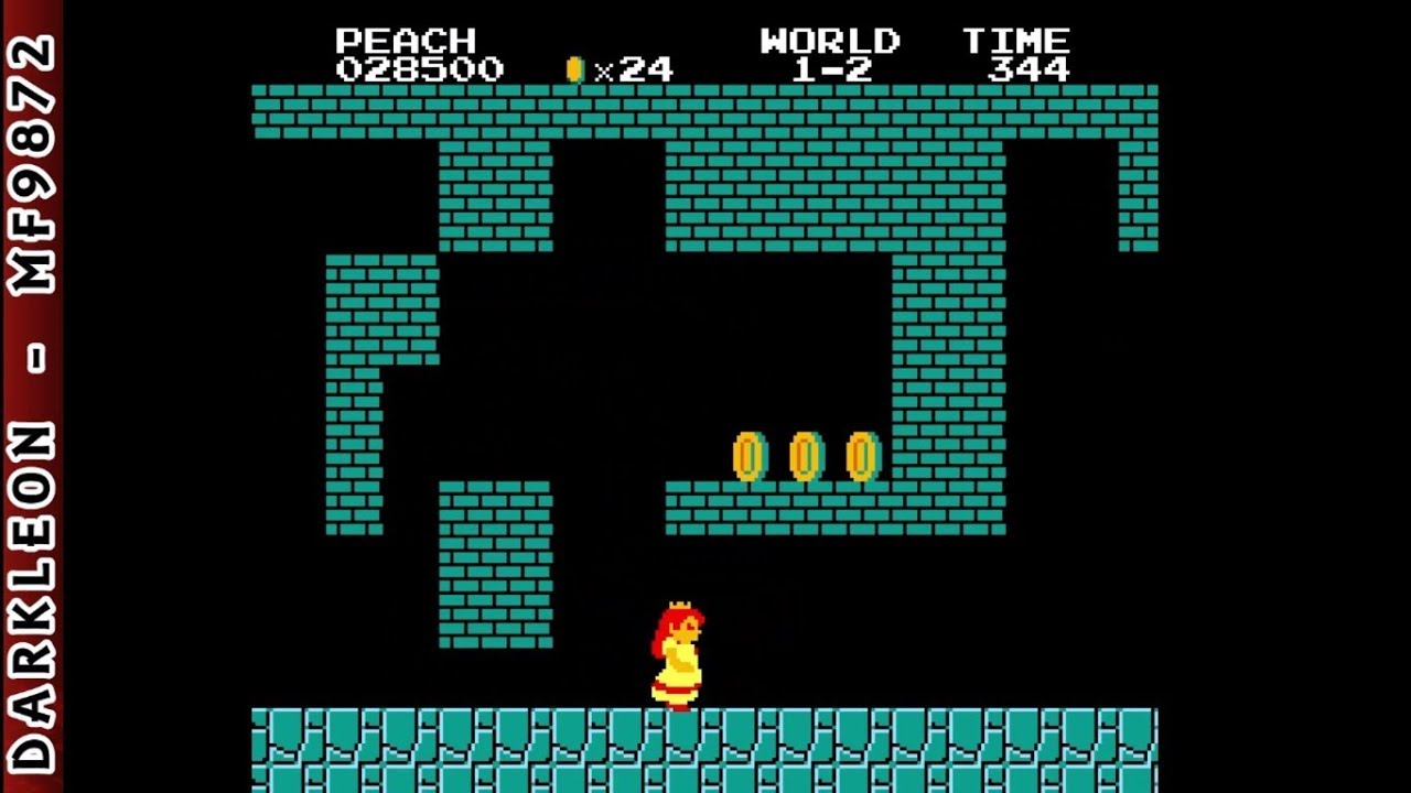 NES - Power Peach Sis - [SMB Hack] - YouTube