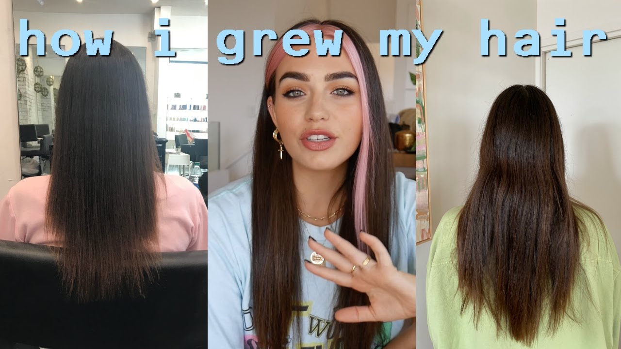 HOW I GREW LONG HEALTHY HAIR & TIPS FOR THICKER HAIR ! - YouTube
