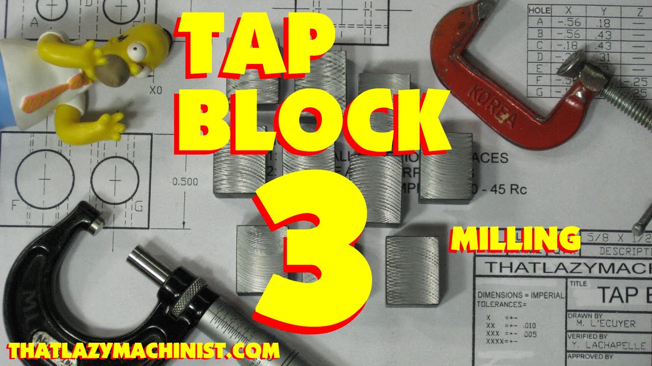 TAP BLOCK PART 3, SAWING AND MILLING 101 MARC LECUYER - YouTube