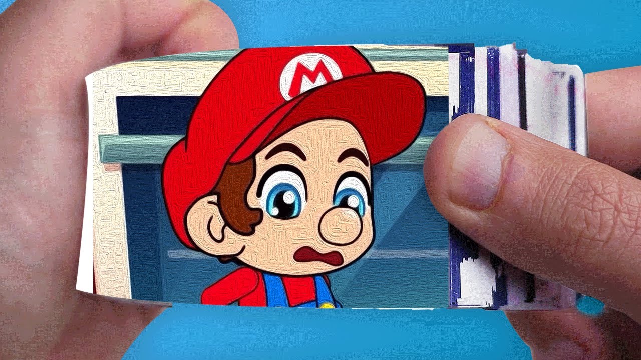 Please Come Back To Me Mario Super Bros flipbook - YouTube