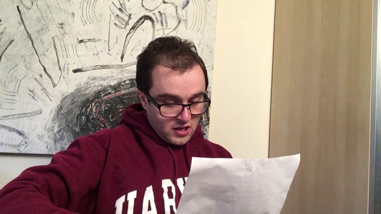 Sam Ethan Rubin reading (The Skriker Articulation Challenge) by Caryl ...