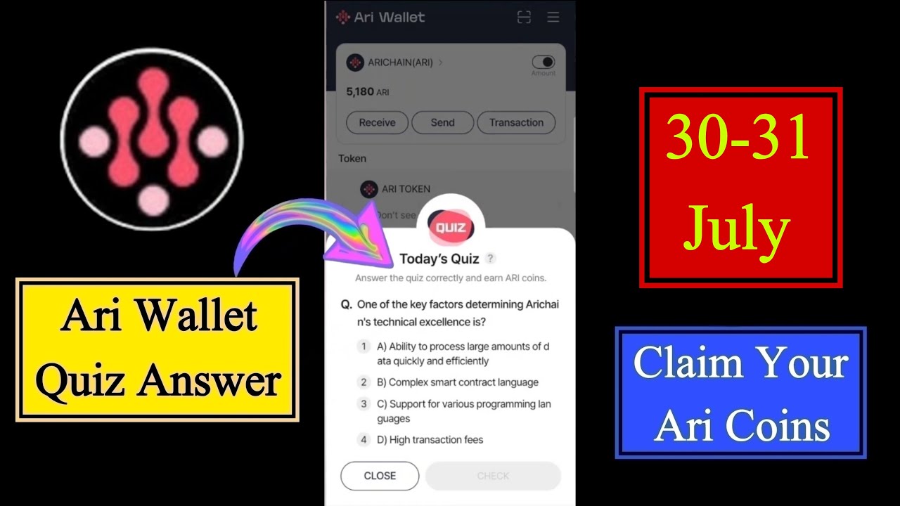 Ari Wallet Quiz Today | Ari Wallet Quiz 30 July | Ari Wallet Today Quiz ...