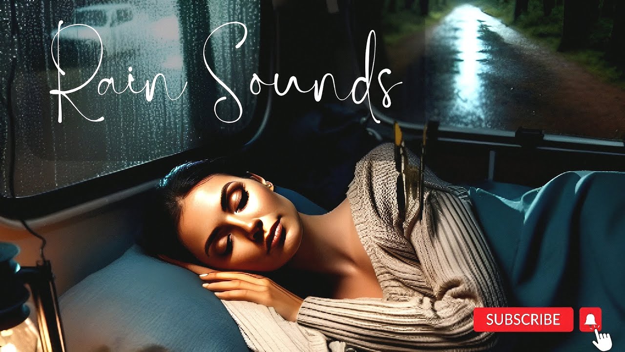 Real Rain Sounds For Sleeping in a Camping Car - Sleep Instantly With ...