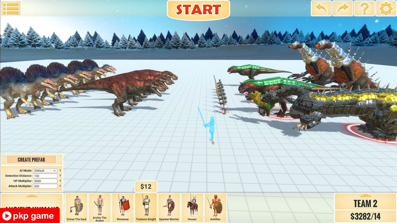The Battle Between Carnivorous Dinosaur and Robot Dinosaur. - YouTube
