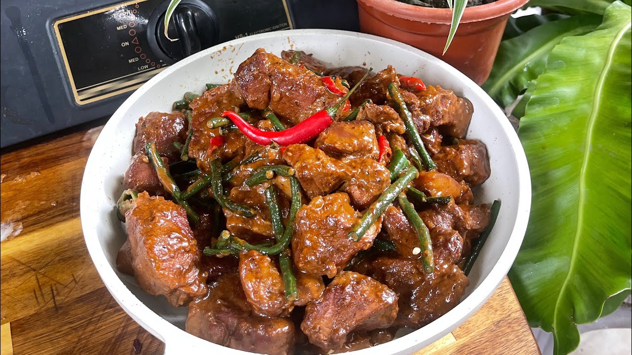 Pork Binagoongan - Unli Rice is waving! Cookbang - YouTube