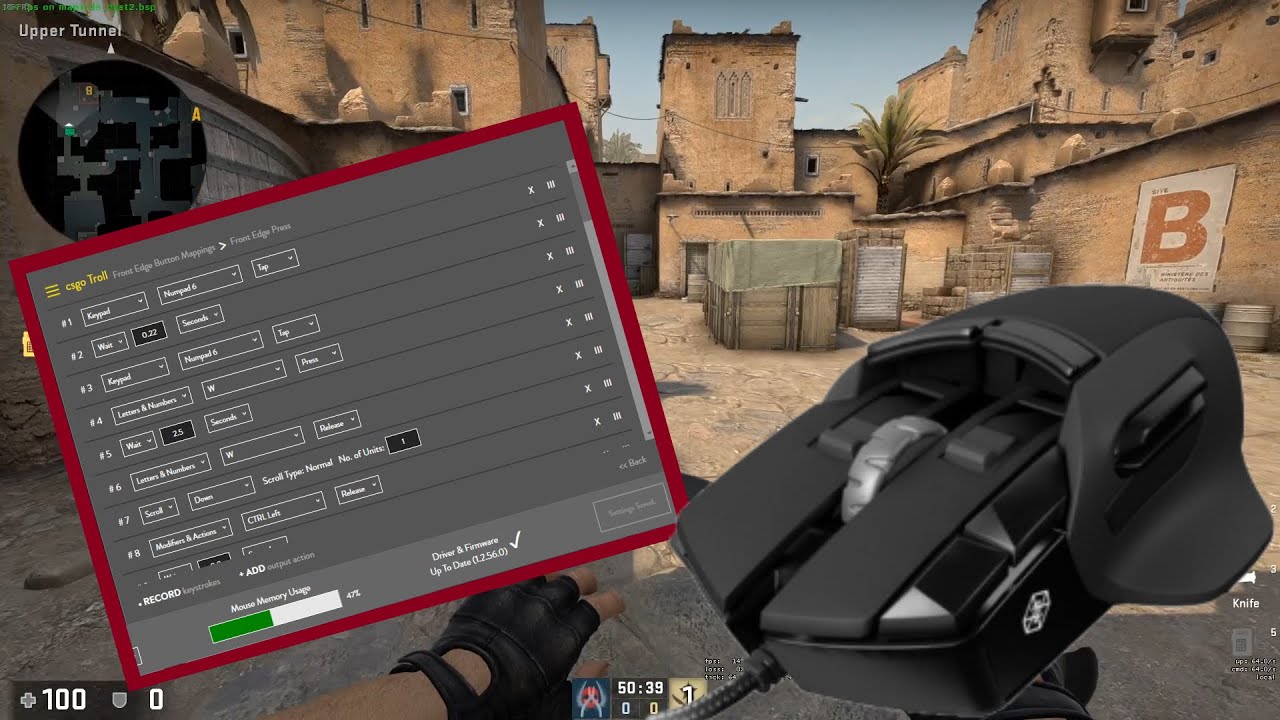 200$ Mouse rushes B by itself - YouTube