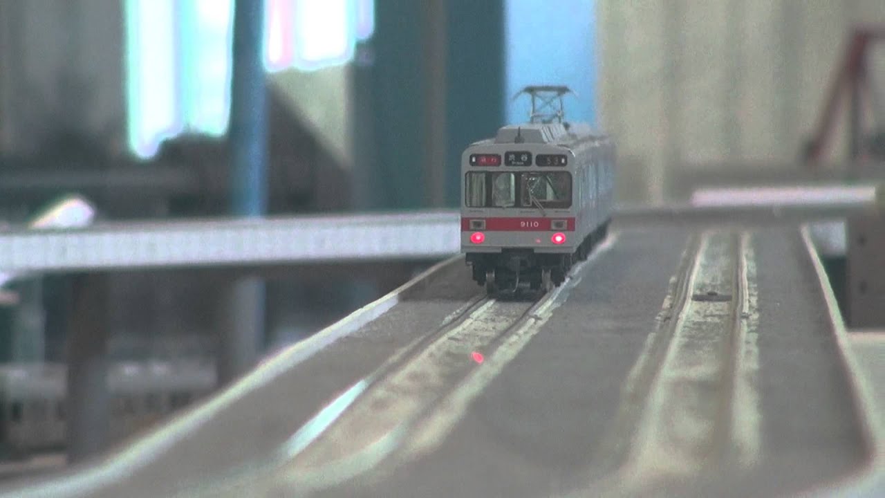 HO scale of Tokyu 2000 series (Japanese railload model) - YouTube