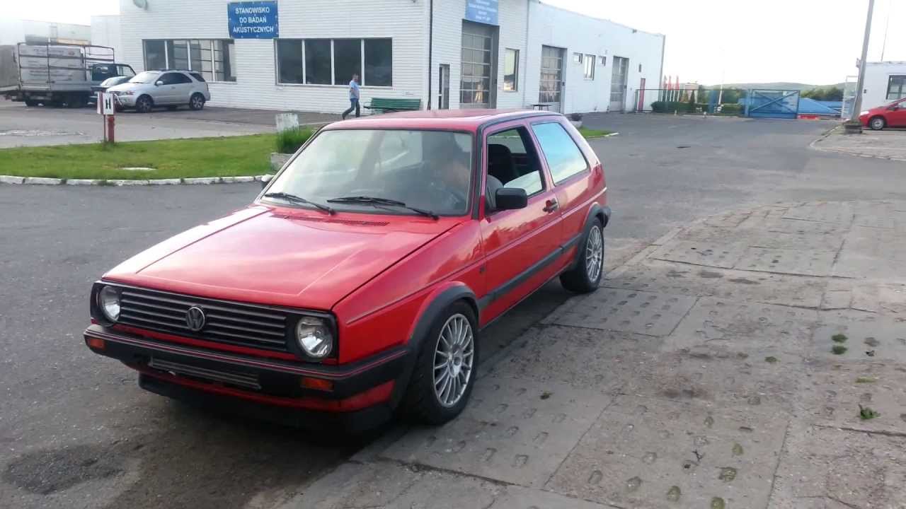 VW Golf MK2 VR6 Turbo 550HP first start - YouTube