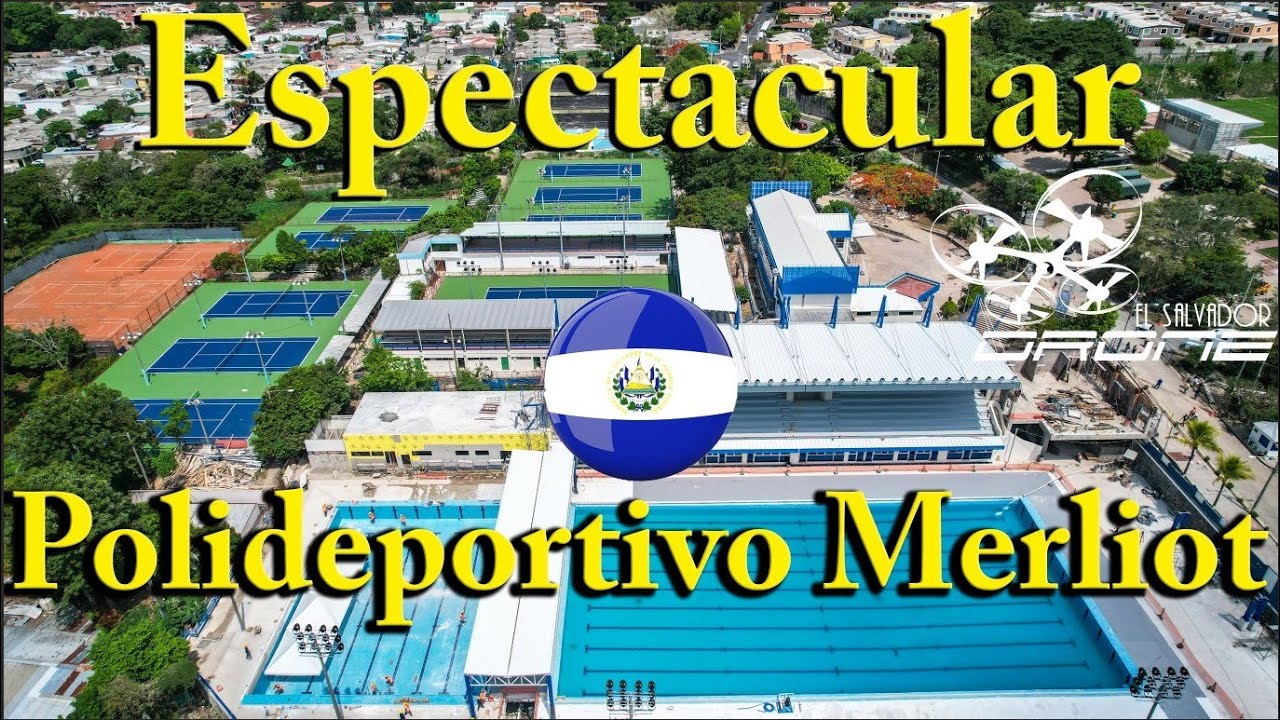 Un monumento al deporte: Polideportivo Merliot casi al 100% #elsalvador ...