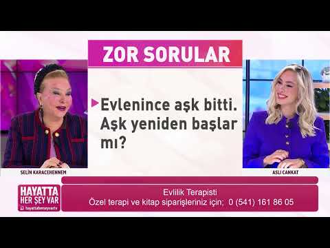 Evlilikte Aşk Neden Biter? Tekrar Aşık Olmak Mümkün mü? | Selin Karacehennem 0(541) 161 86 05