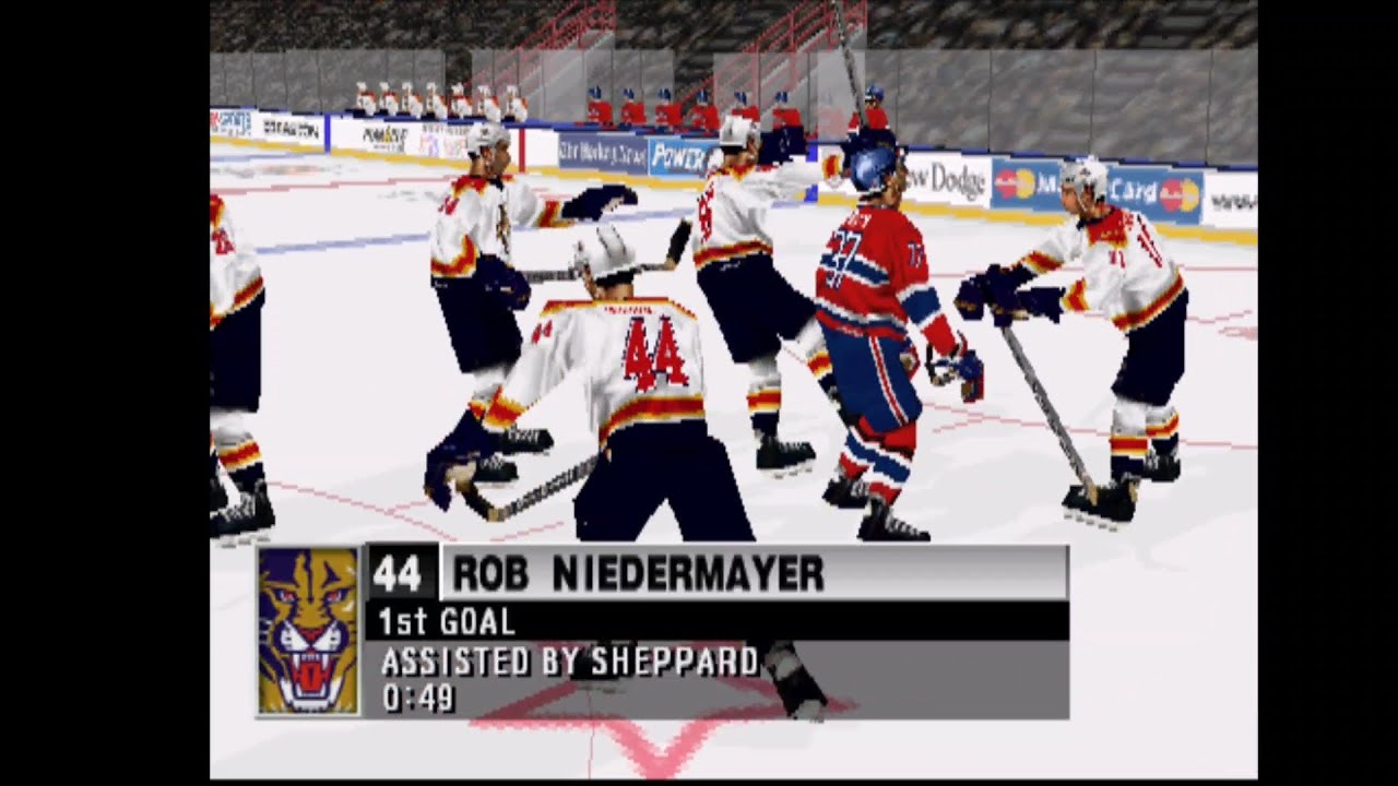 NHL 98 - Game 5 (3-0 Win) Semifinals - Florida Panthers vs Montreal ...