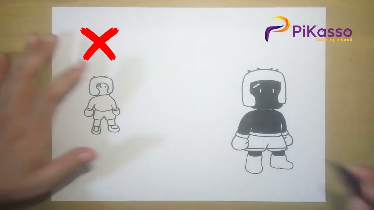 How to Draw Boxer Floyd from Stumble Guys Skin Step by Step - YouTube