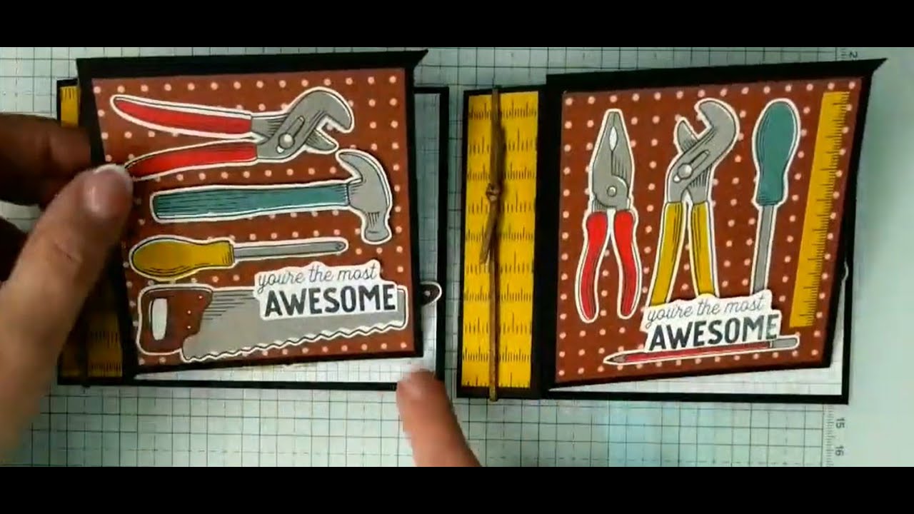 Guy Cards? Do you need an idea for a fun fold guy card? Here we go ...