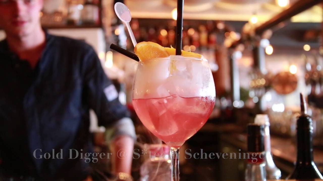 Gold Digger Cocktail | S*team Scheveningen - YouTube