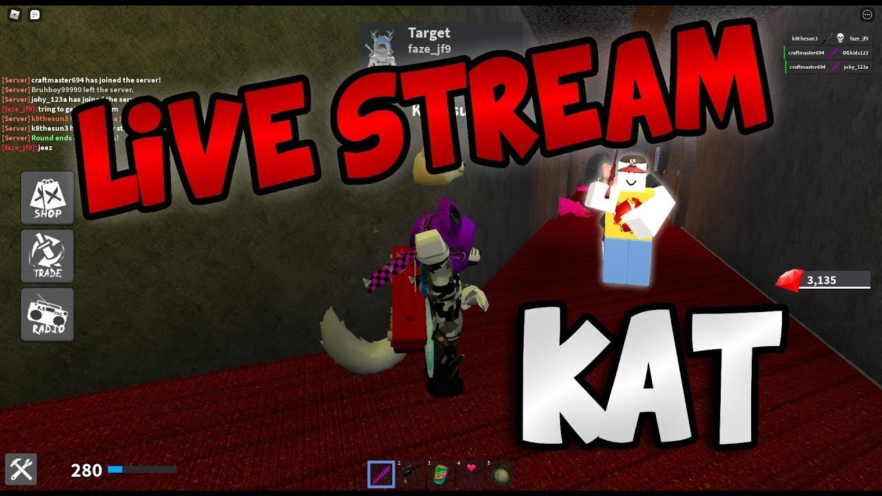 Я играю В KAT Roblox ( СТРИМ ) - YouTube