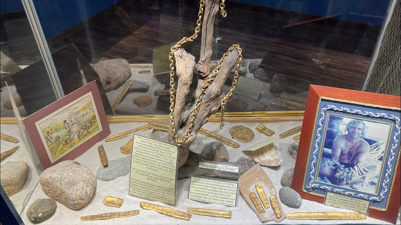 Mel Fisher’s Treasure Museum, Sebastian, Florida 2022. Spanish Galleon ...