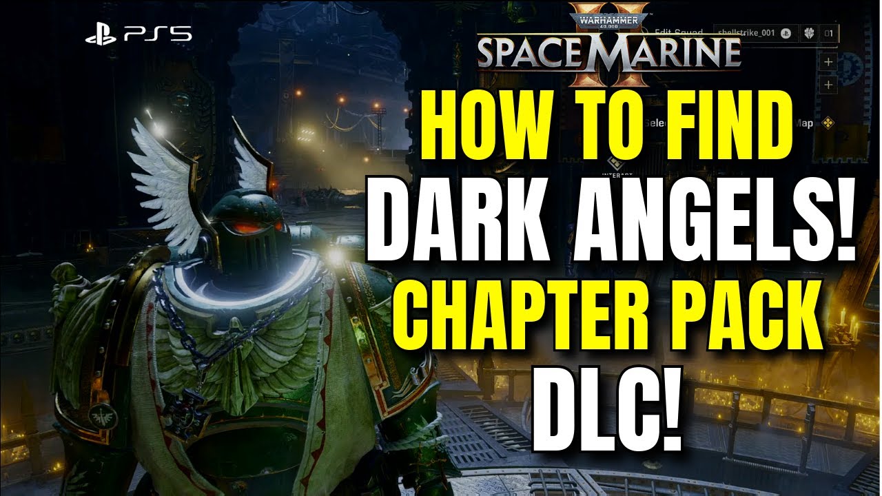 Space Marine 2 How To Find Your Dark Angels Chapter Pack DLC! - YouTube