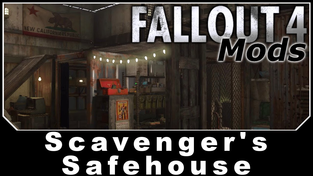 Fallout 4 Mods - Scavenger's Safehouse - YouTube
