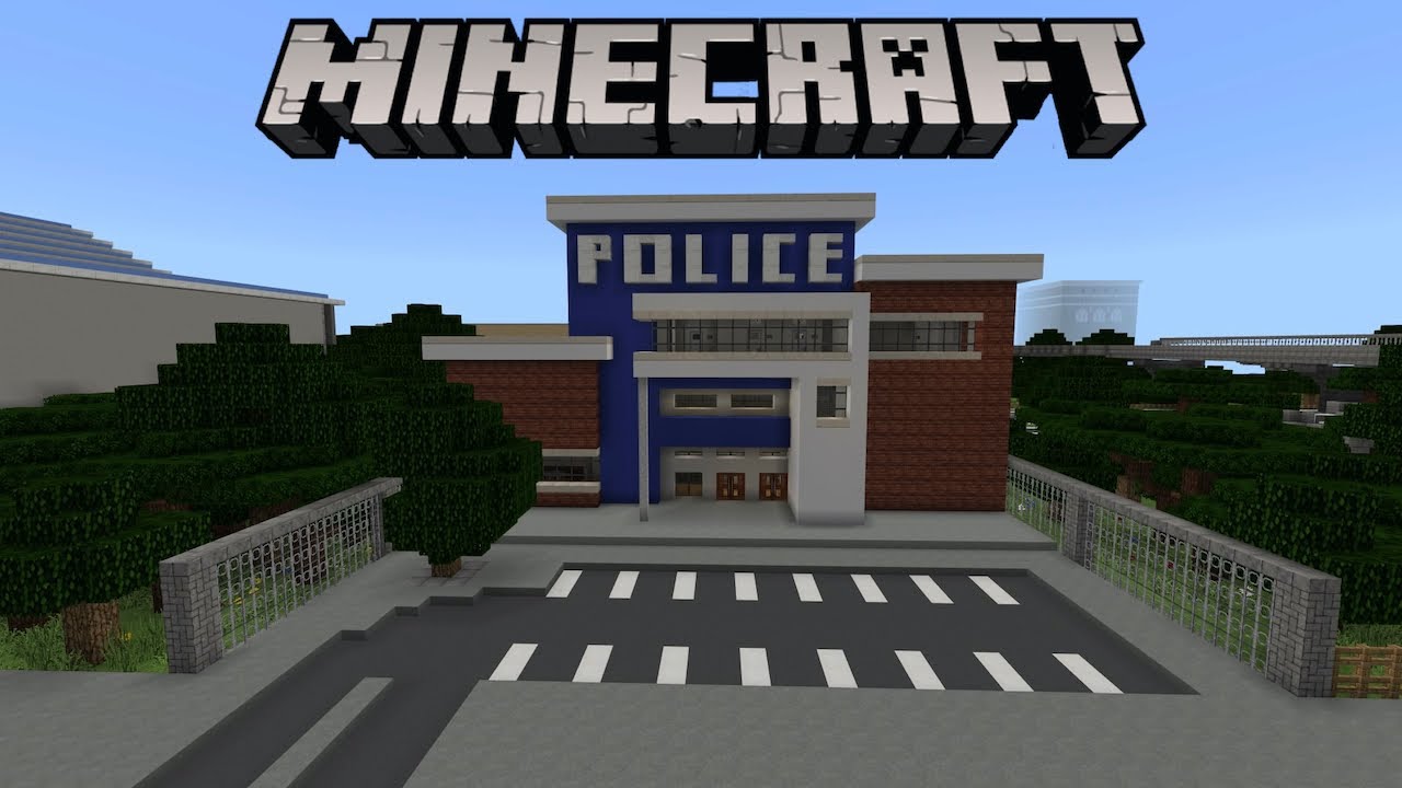 Epic Modern Style Police Station!! (Minecraft Tour) - YouTube