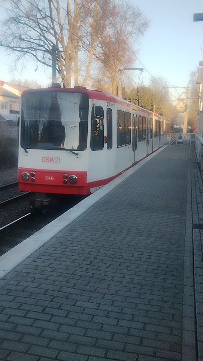 B8 346 am 01.02.2025 Buschstraße als U47 Richtung Westerfilde #düwag #B8 - YouTube