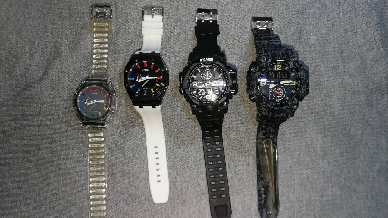 SKmei 2100 1586 1637 HugeWatch - YouTube