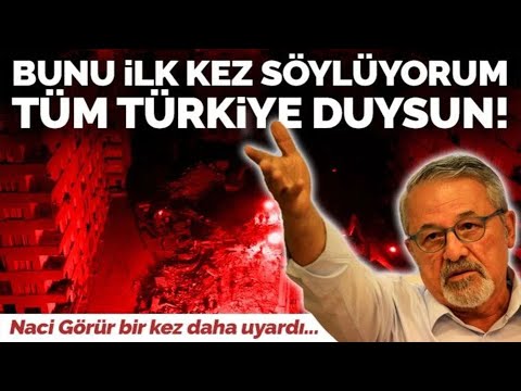 Naci Görür'den flaş 'deprem' uyarısı! \
