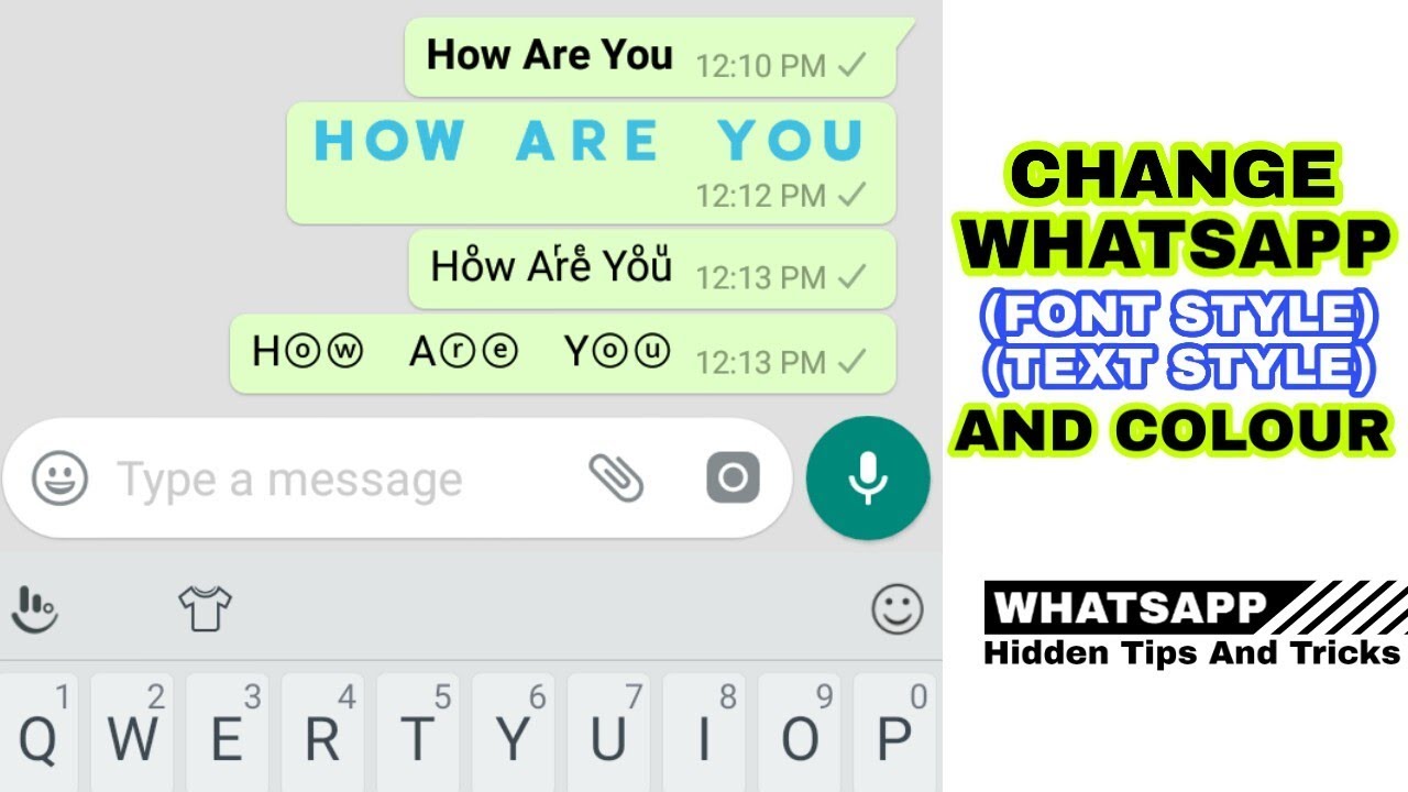 whatsapp font style | underline di whatsapp - whatsapp ke raaz 2019 ...