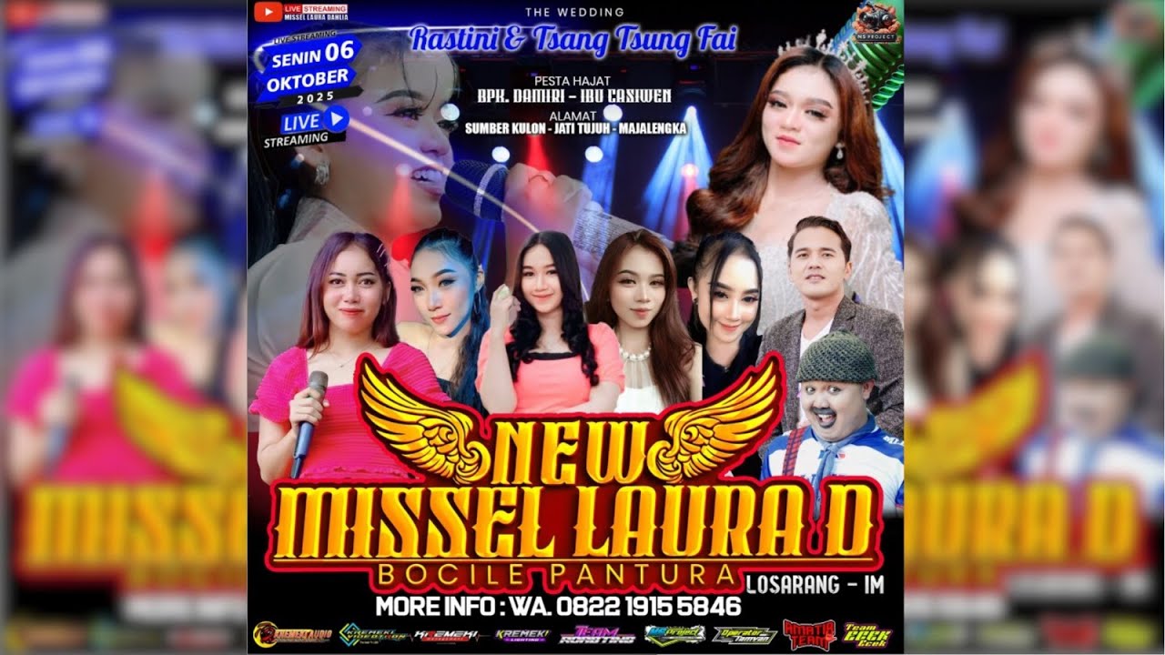 🔴LIVE BOCILE PANTURA ( NEW MISSEL LAURA D ) PERNIKAHAN : RASTINI ...