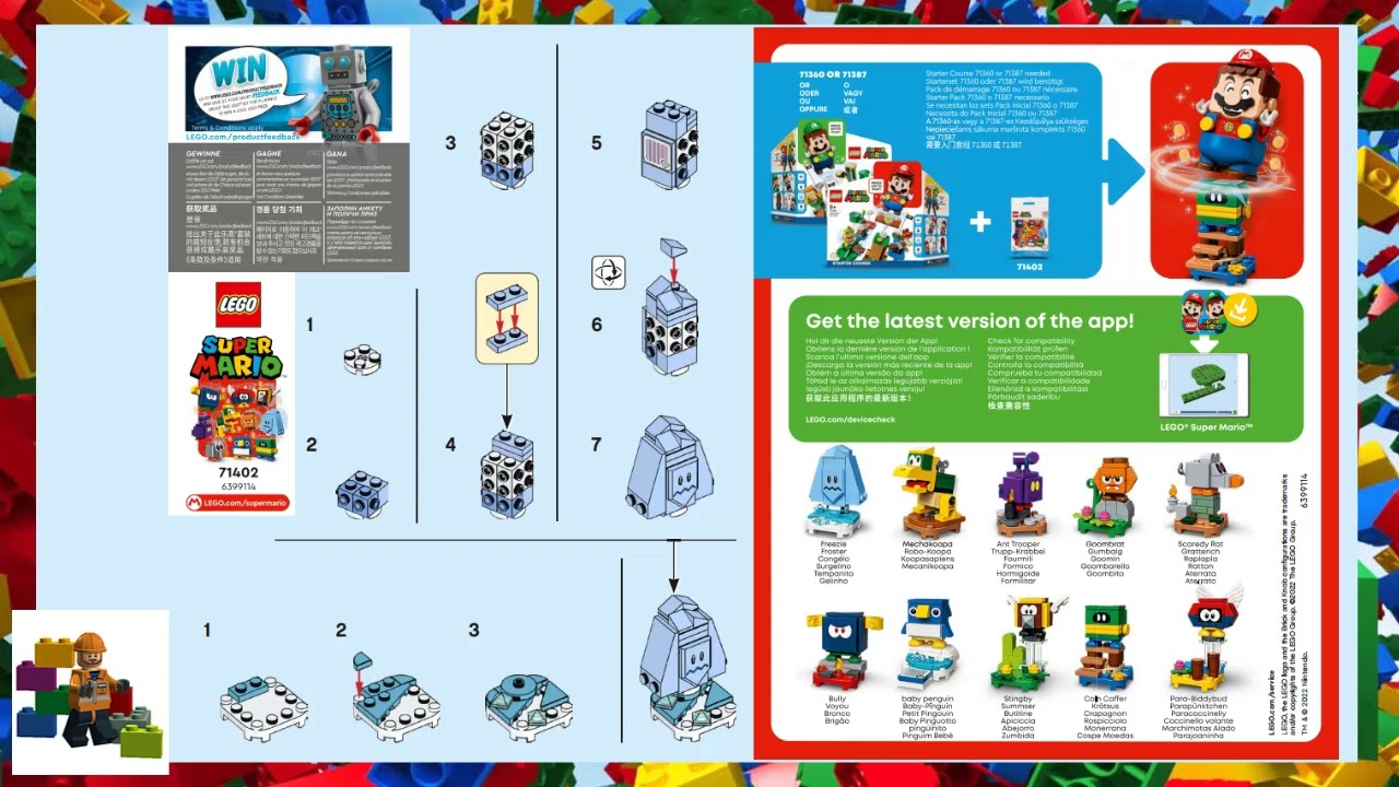 LEGO instructions - Super Mario - 71402 - Freezie - YouTube