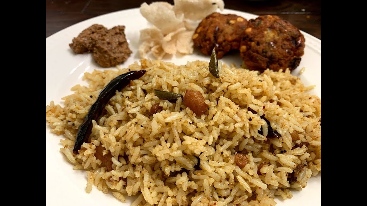 புளியோதரை...puliyodarai recipe in tamil/Tamarind rice/puli sadham ...