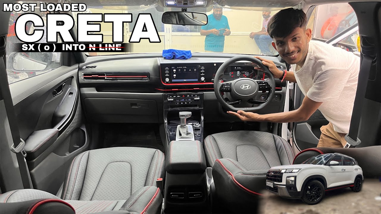 CRETA BASE Model Modified With PRICE Creta E to Sx Modification Price ...