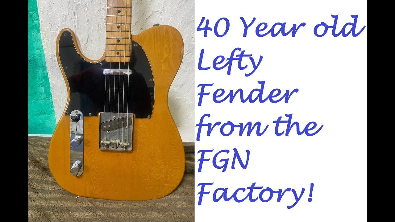 40-year-ol FGN factory Fender Lefty Tele! - YouTube