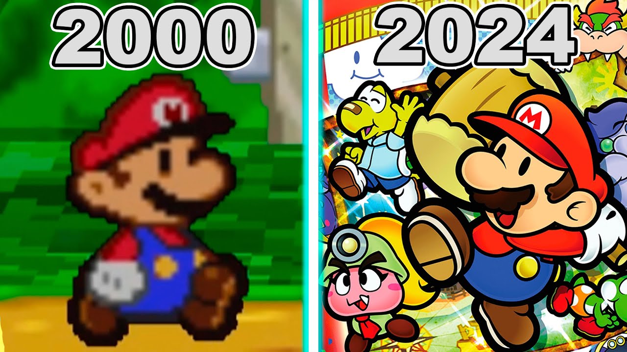 Evolution of Paper Mario Games (2000 - 2024) - YouTube