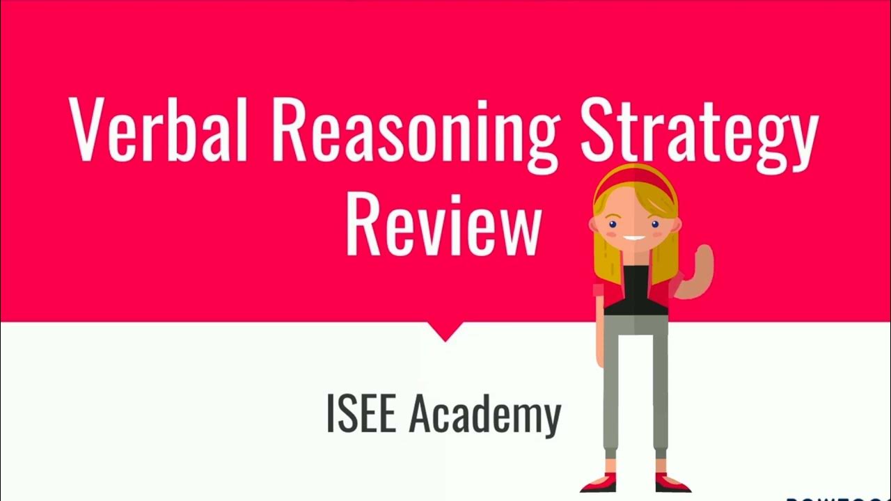 ISEE Verbal Reasoning Strategy Review - YouTube