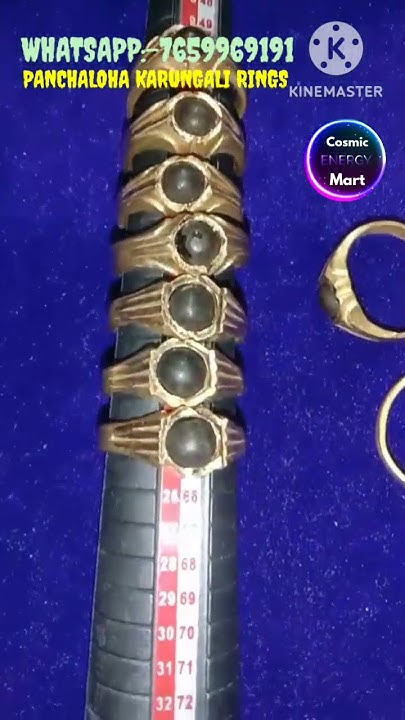 పంచలోహం కరుంగలి ఉంగరాలు||Panchaloham Karungali Rings#yt #ytviralshorts - YouTube
