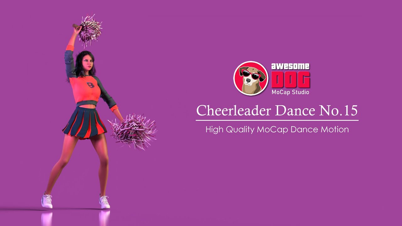 Cheerleader iClone MoCap Dance Motion 15 DEMO - YouTube
